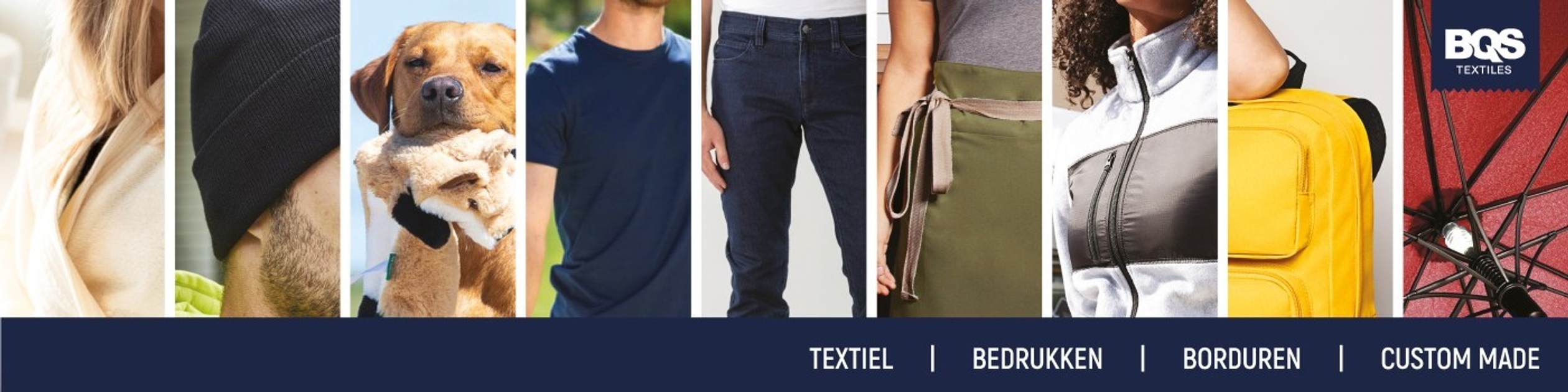 BQS Textiles - Totaalleverancier van gepersonaliseerd textiel.