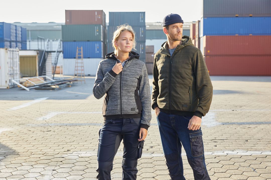 JN1844 Mens Padded Hybrid Jacket - BQS Textiles